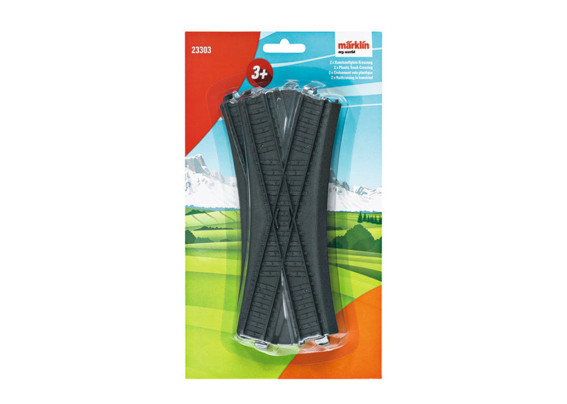 Plastic Track Crossing (Set of 2) – Westend Trains