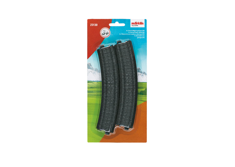 Curved Plastic Track R1 (6-Pack) – Westend Trains